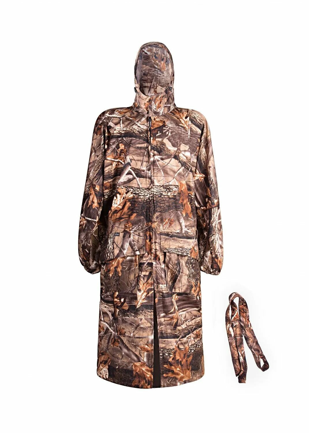 Плащ летний "рыбака М" с чехлом, фирма Чайка, цвет КМФ, размер 44-46