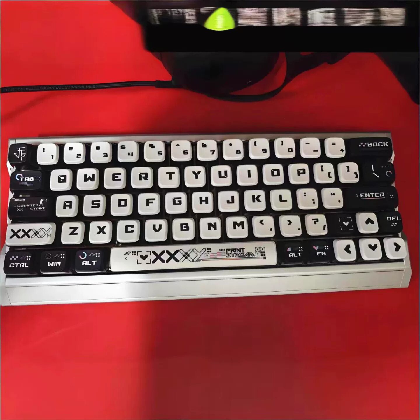 Набор накладок на клавиши с принтом CSGO, совместимый с Wooting Night Demon, Made68, Mage, Ace68, ATK68, RS6, EV63