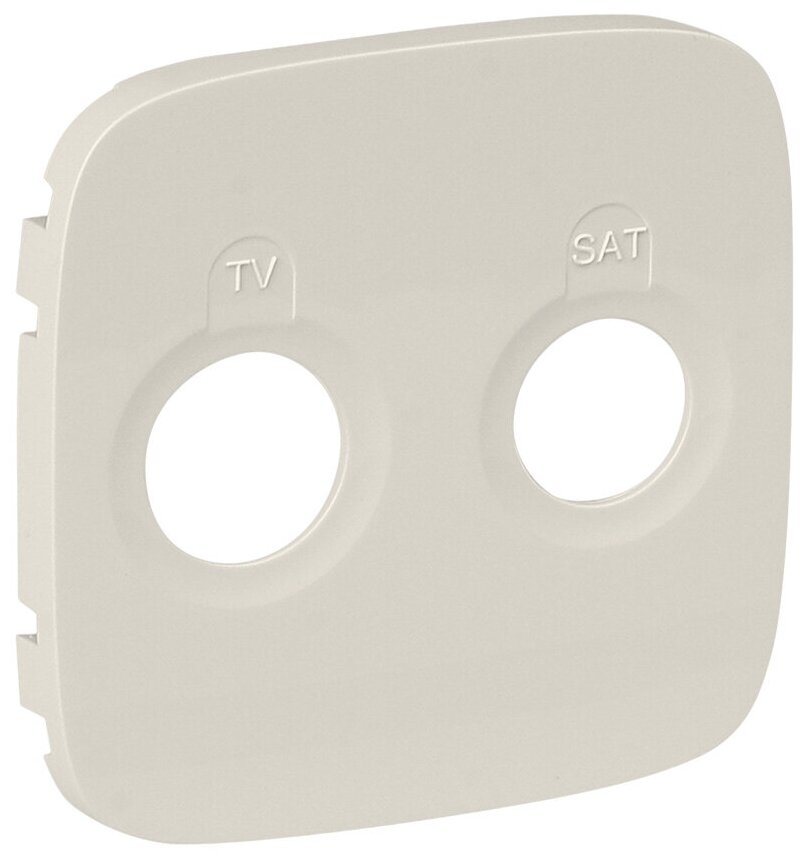 Лицевая панель для розеток TV-SAT Valena ALLURE Legrand, слоновая кость (бежевый) 754826