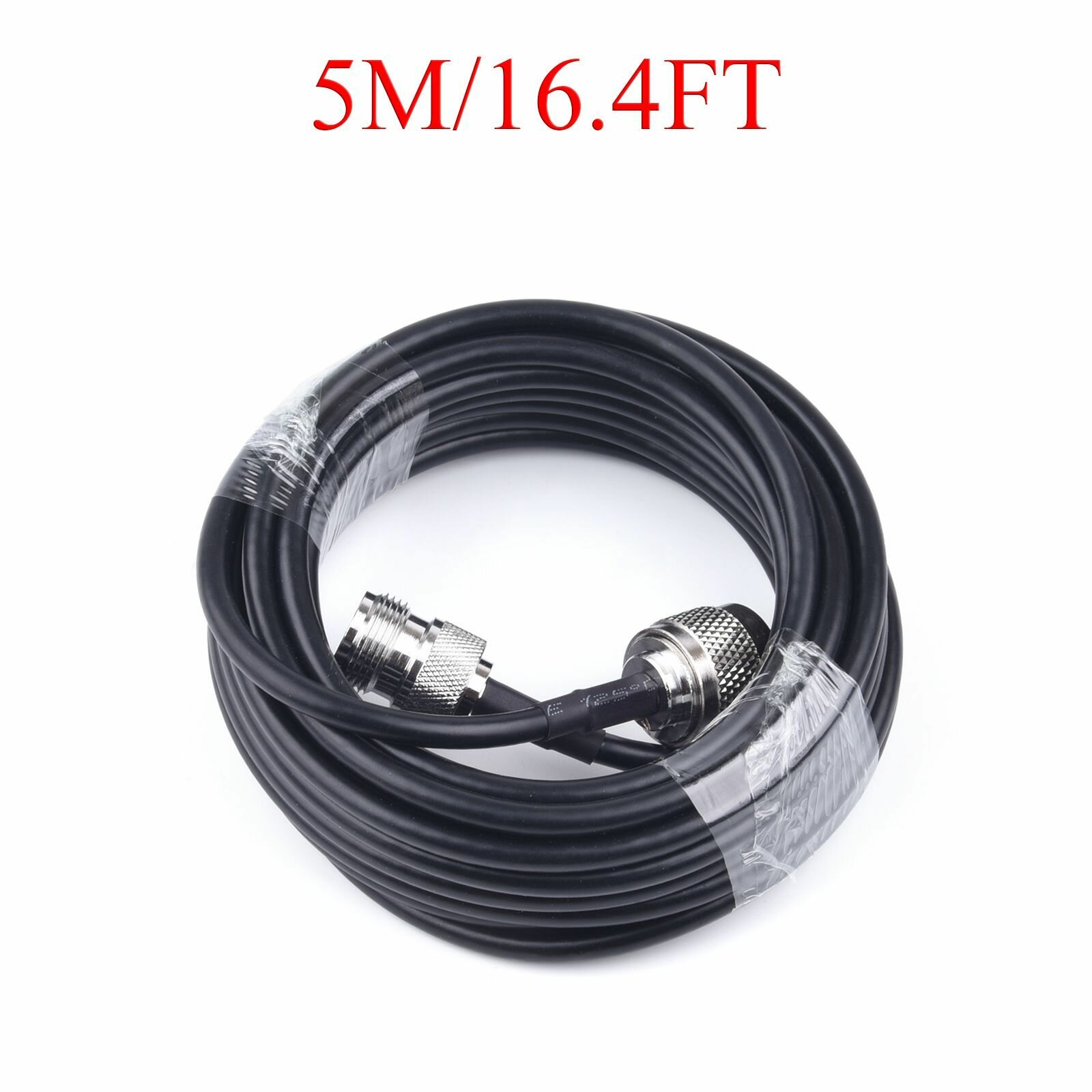 Удлинитель кабеля RF (coax)/RF (coax), 5 м, черный