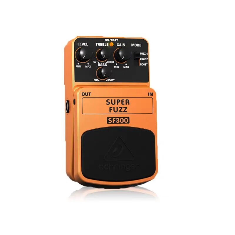 Behringer SF300 J Super Fuzz SF300 - Педаль эффектов оранжевая пластик для электрогитары — фото 1