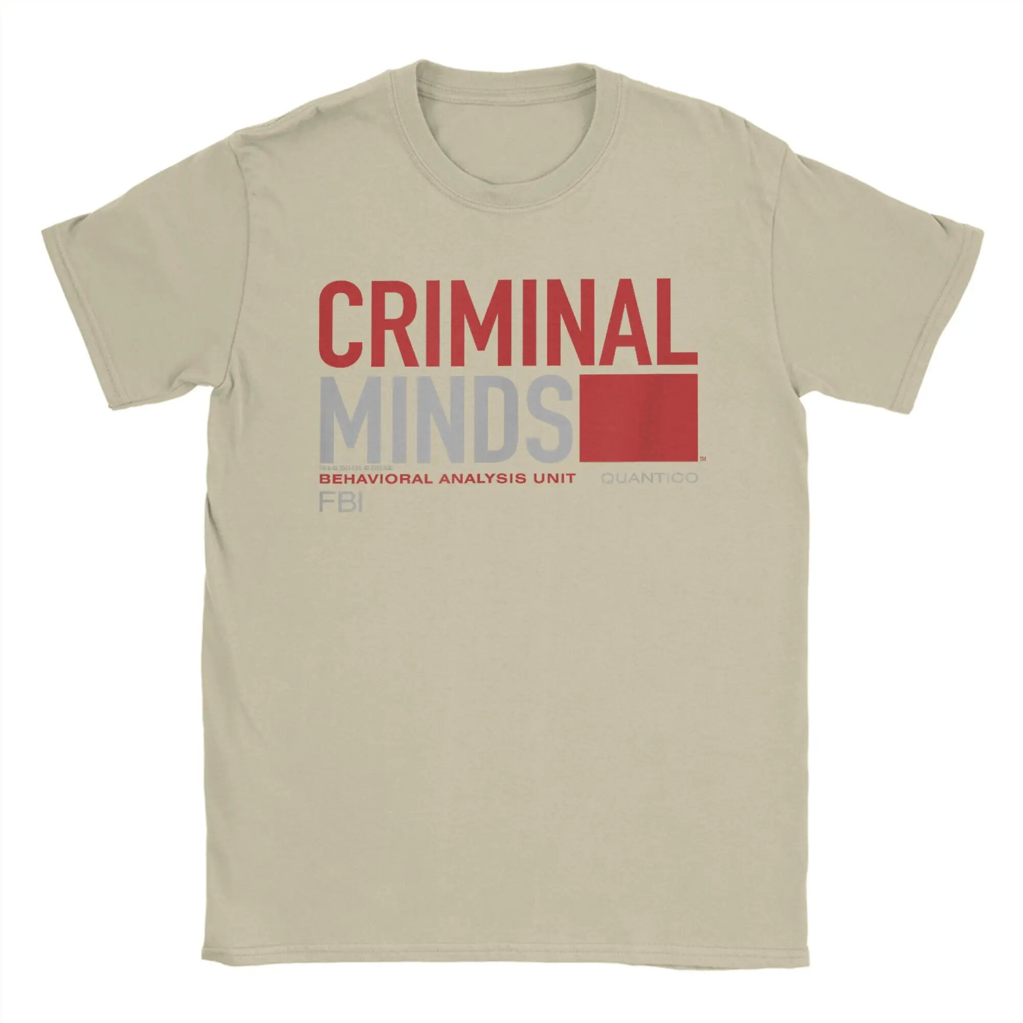 Мужская футболка Criminal Minds хаки, размер XXL