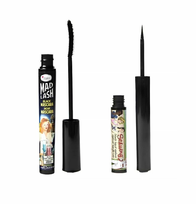 THEBALM Набор тушь Mad Lash и подводка для глаз Shwing, Черный, 8 мл + Черный, 1,7 мл