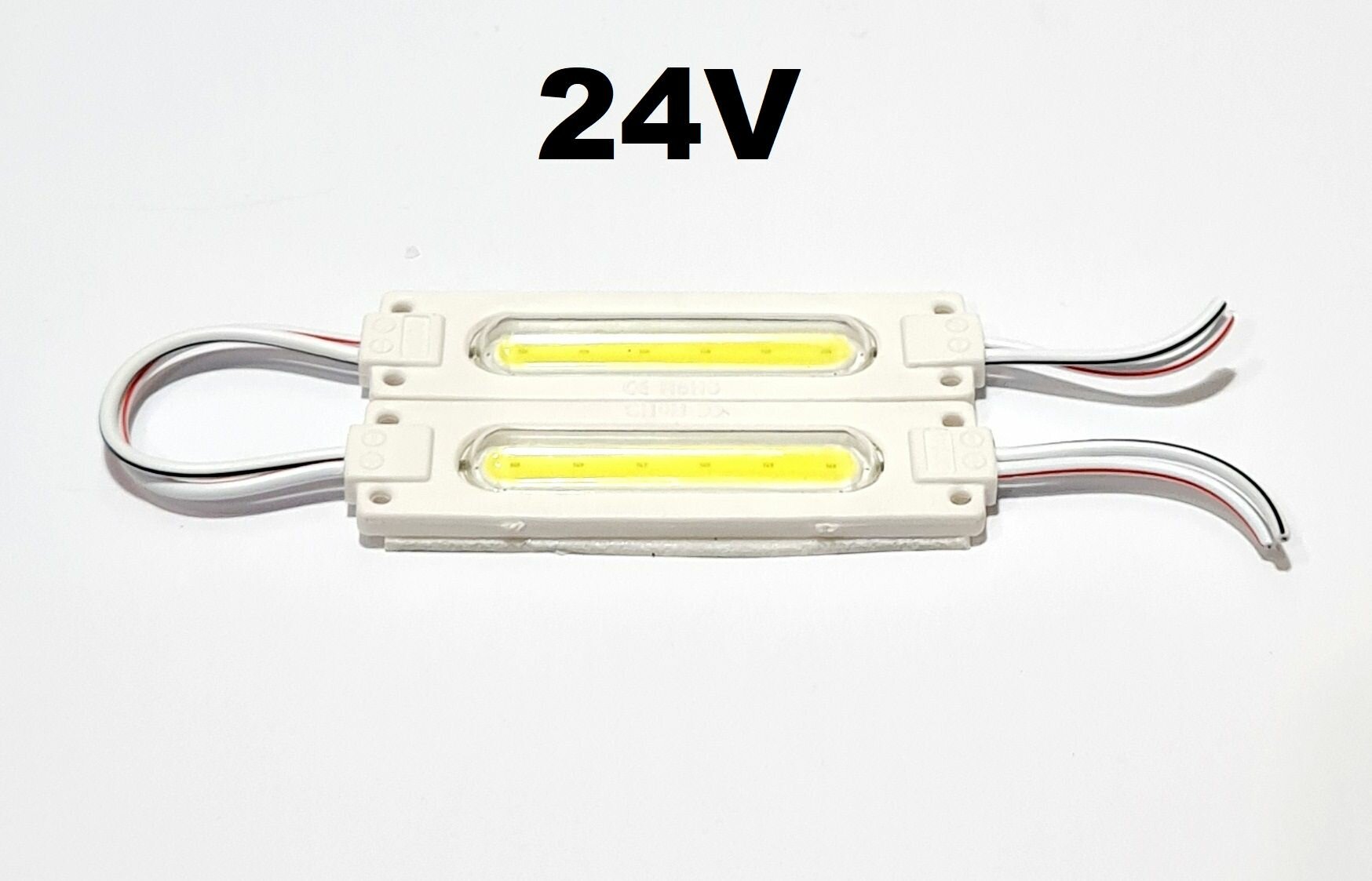 Модуль подсветки авто Led COB 24В белый в комплекте 2 шт.