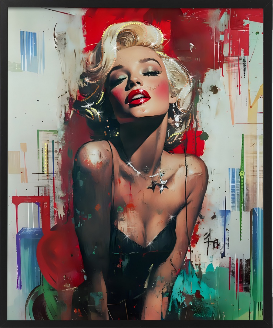 Картина «Завораживающий плен» с кристаллами Swarovski, 20x30 см