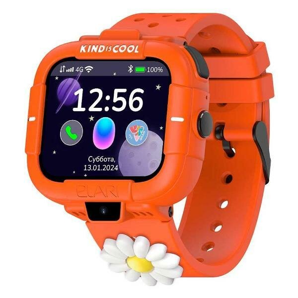 Смарт-часы Elari KidPhone (KP-MB-ORG) оранжевый