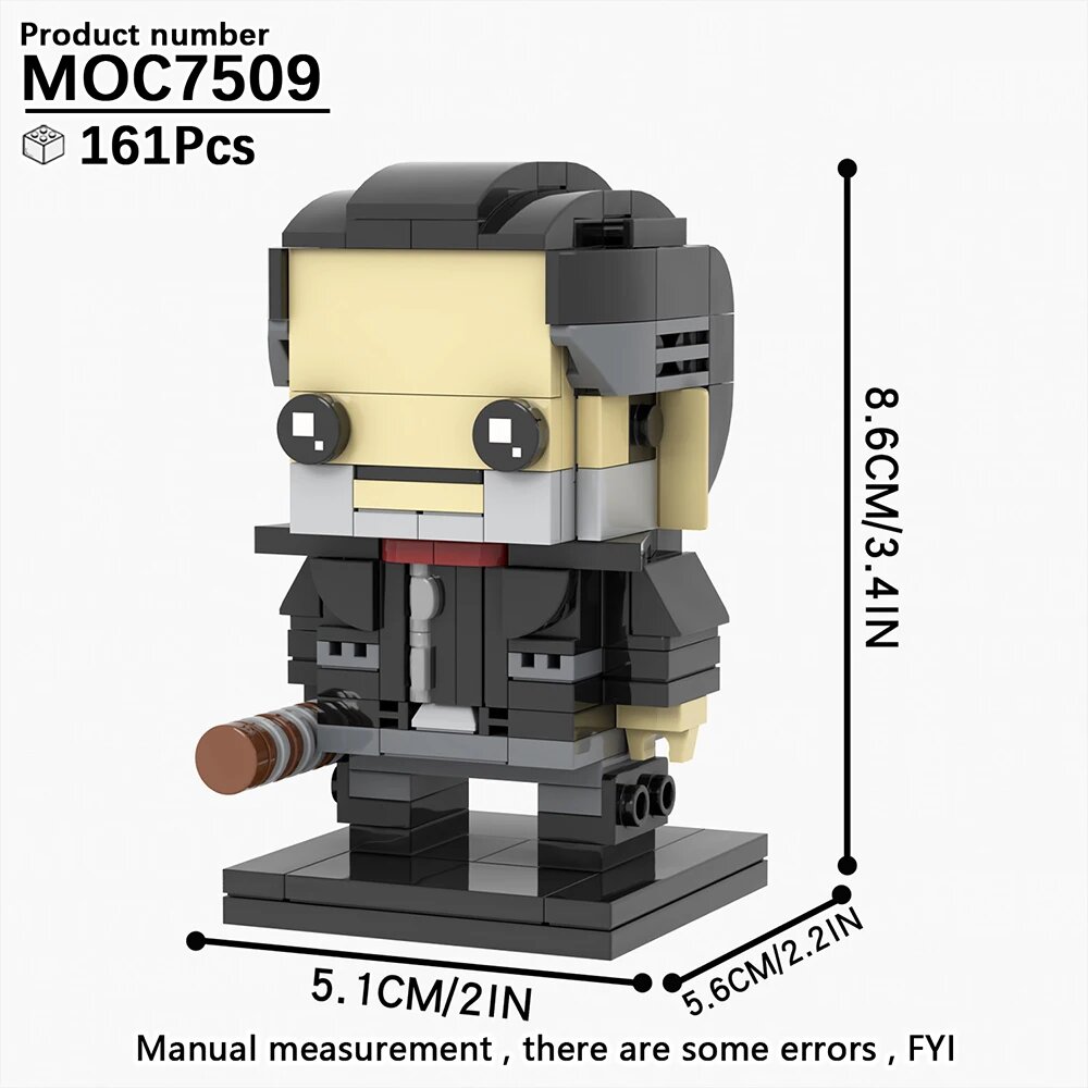 MOC7509 Зомби строительные блоки 161pcs