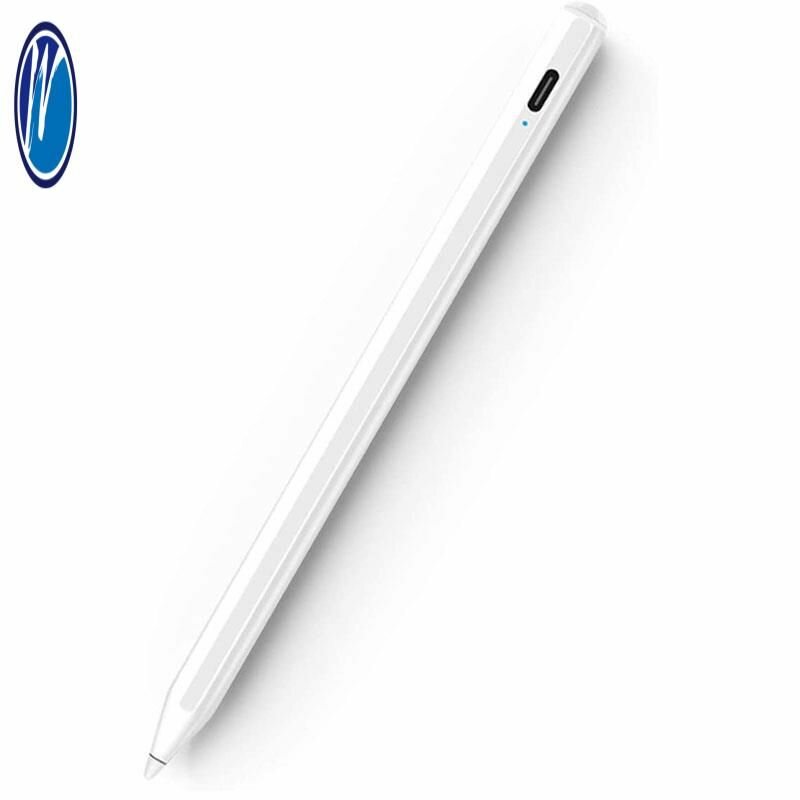 H5(D N F R) совместим с Pencil 2 Contact Pen Stylus Pro 11 12,9 9,7 Air 3 Mini 5 Active No Delay Drawing (белый)