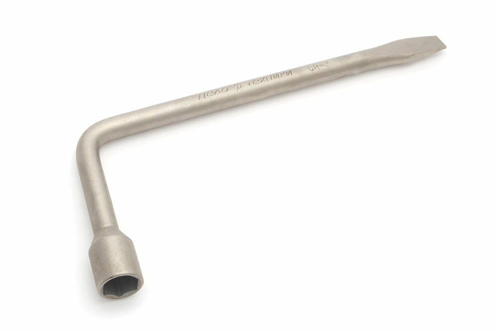 Ключ баллонный кованый L-образный 21 мм , 530021, сталь, Дело Техники.