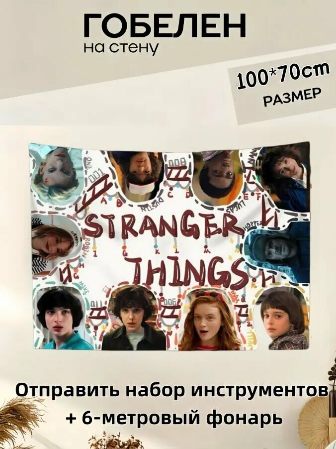 Фон Очень странные дела, украшение для стен