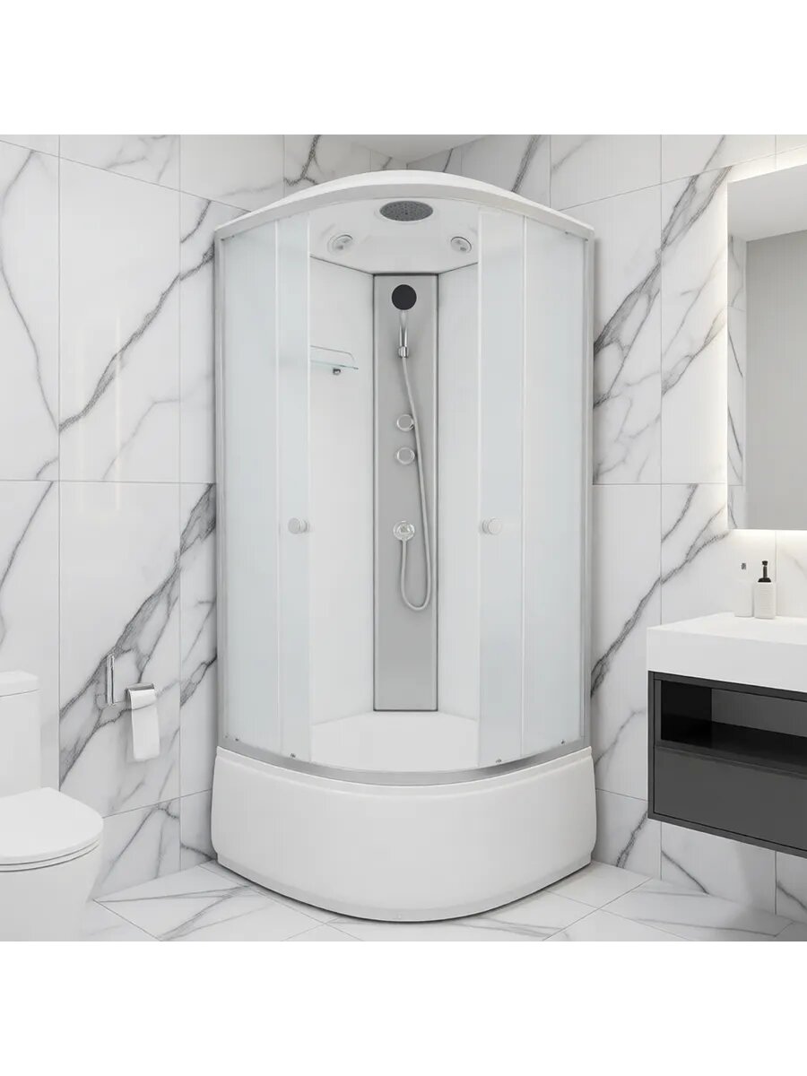 Душевая кабина Niagara, размер 80 х 80, с акриловым поддоном, угловая.