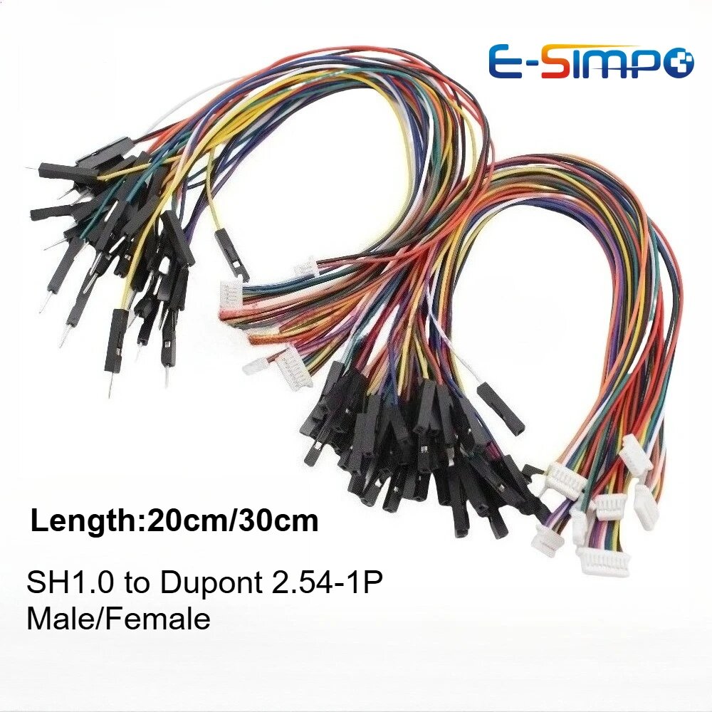 Кабель E-SIMPO SH1.0 4P DuPont Male 1P 200mm