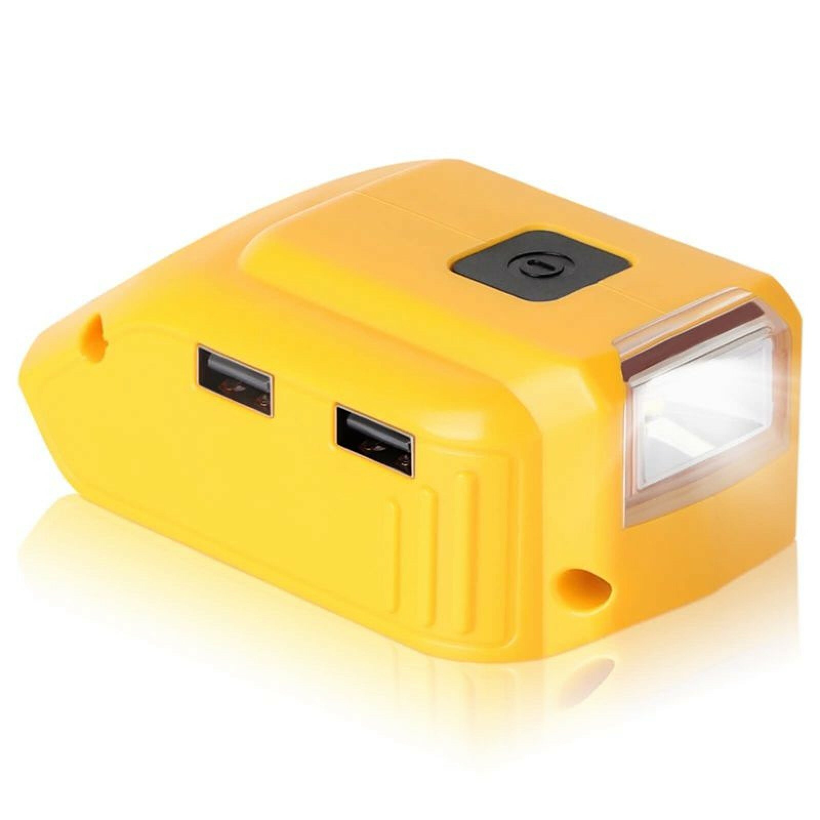 Зарядное устройство адаптер MyPads TM-346588 DEWALT DCB090 для литиевых аккумуляторов 14.4V и 18V с двойным USB