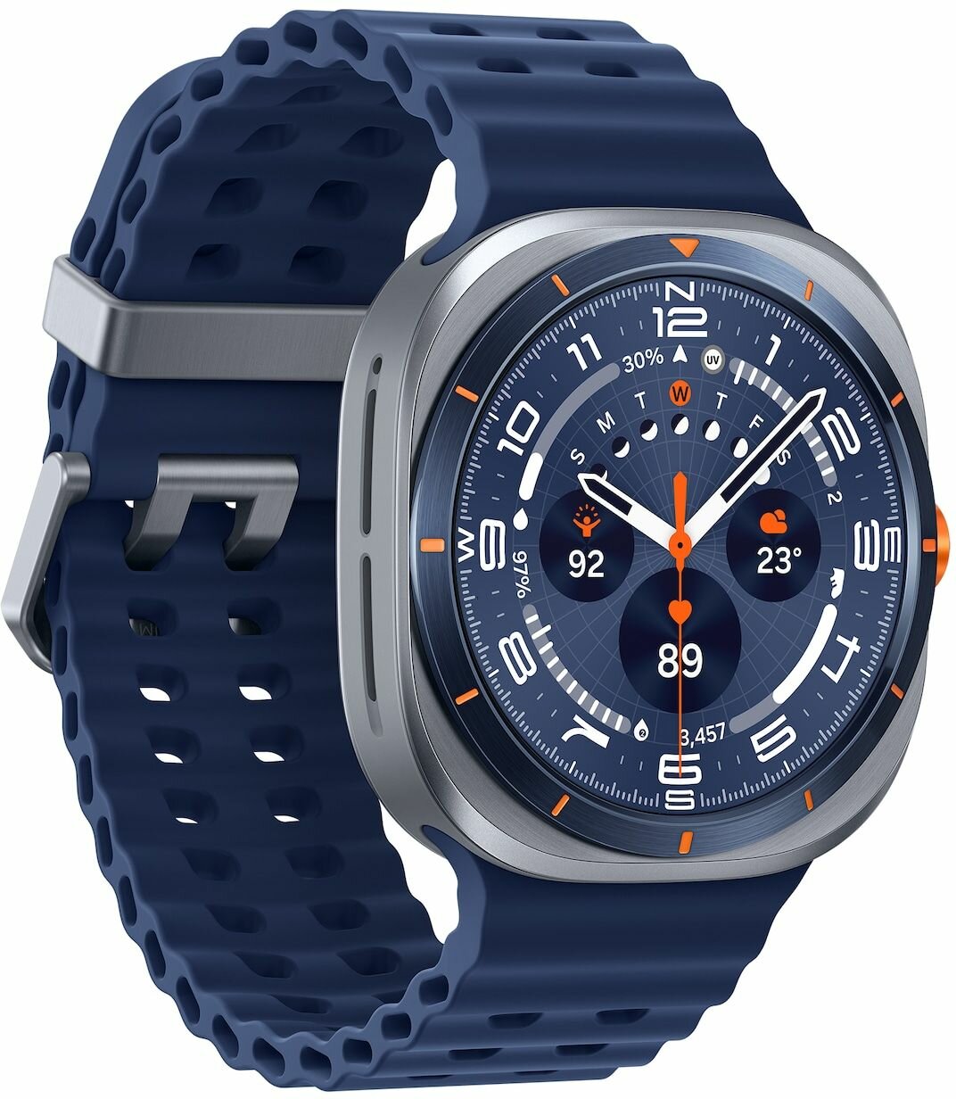 Смарт-часы Samsung Galaxy Watch Ultra LTE 47мм 1.5" AMOLED серый/синий (SM-L705FZB1CAU)