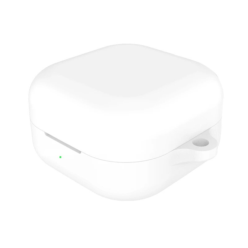 Силиконовый чехол для наушников Samsung Galaxy Buds 4 Pro белый