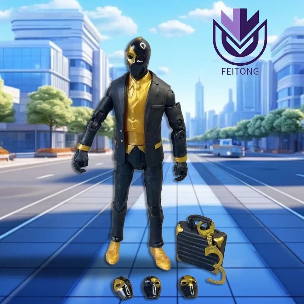 Экшн-фигурка Wild Card из игры Fortnite/Фортнайт, подарочное статуэточное оружие (15 см, упаковка)