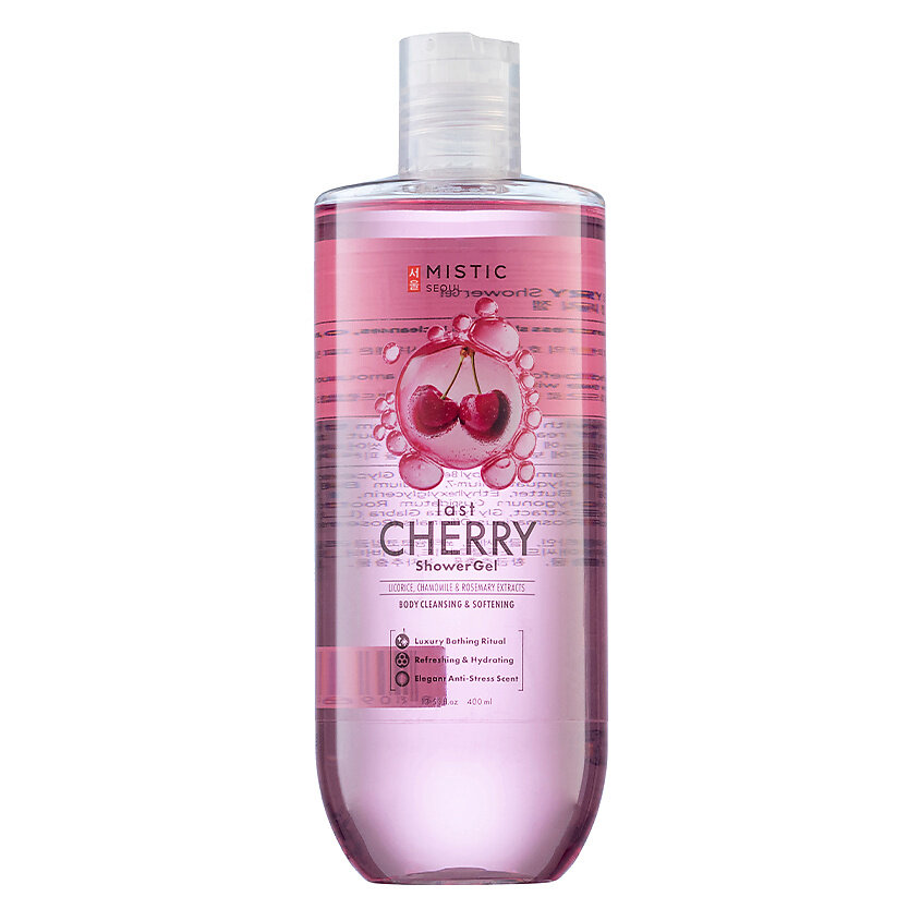 MISTIC Гель для душа Last Cherry Shower Gel, 400 мл