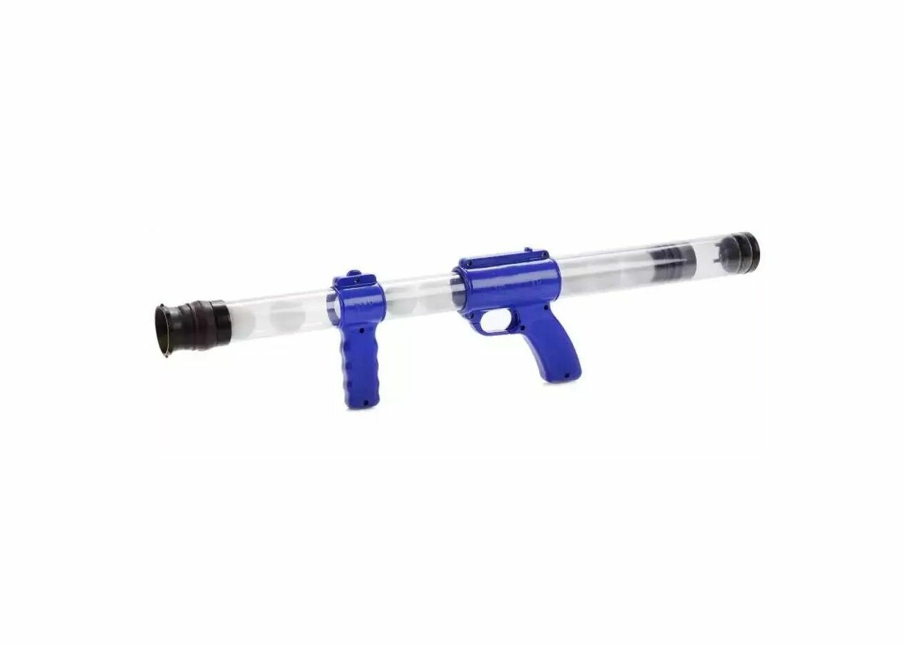 Пистолет CS toys помповый механизм, синий, 10 пластиковых шариков, длина 53 см