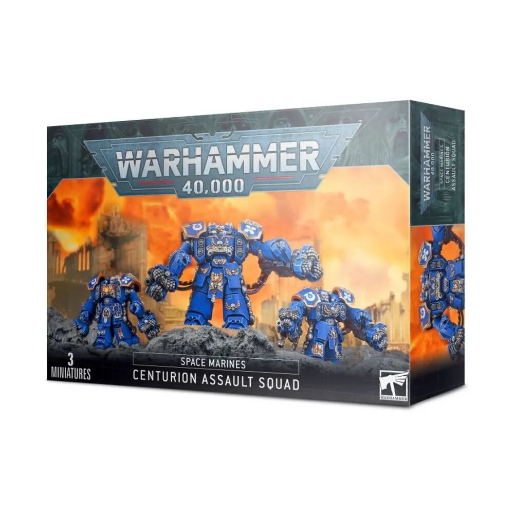 Warhammer 40000 Space Marines Centurion Assault Squad - Набор из 3 миниатюр