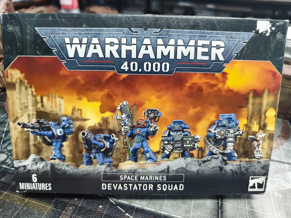 Warhammer 40000 Space Marines Devastator Squad Разрушитель Команда