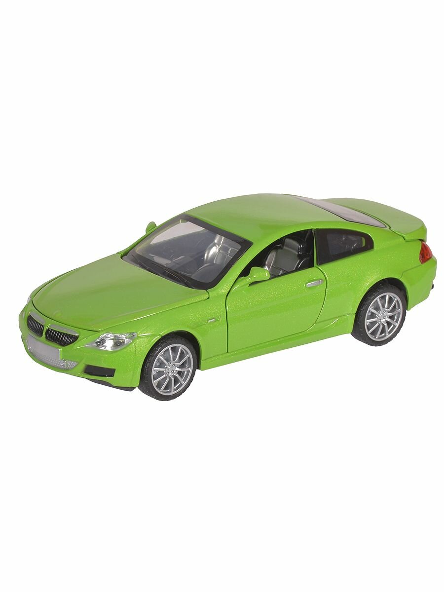 Коллекционная машинка металлическая BMW M6, инерционные модели машинок БМВ.