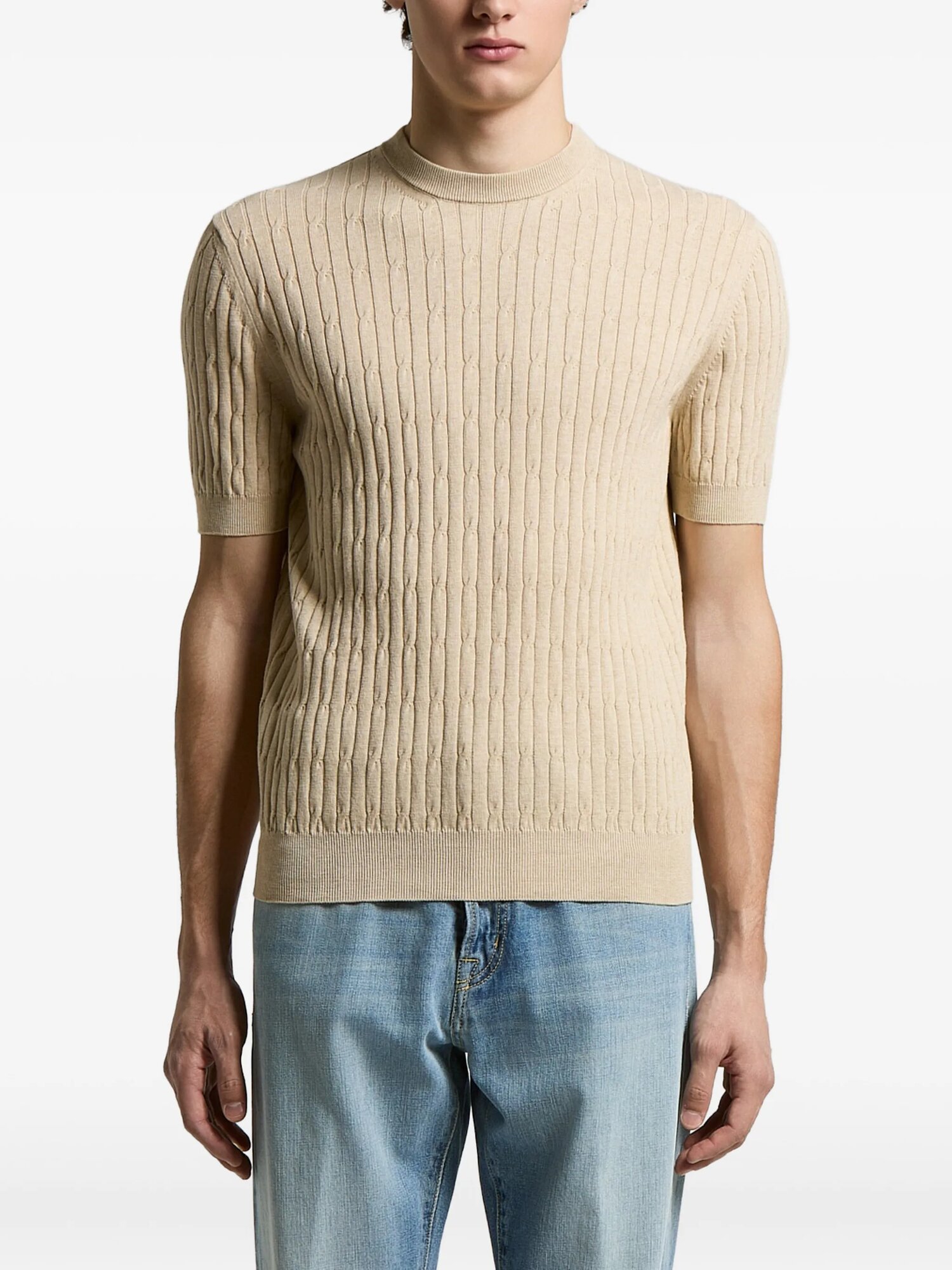 Футболка Ribbed short-sleeve T-shirt