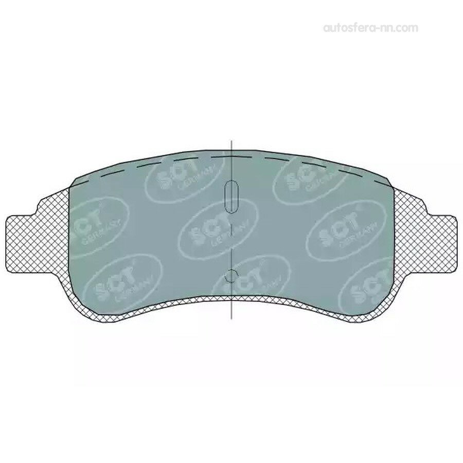 SCT GERMANY SP314PR SP 314 PR тормозные колодки Тормозные колодки