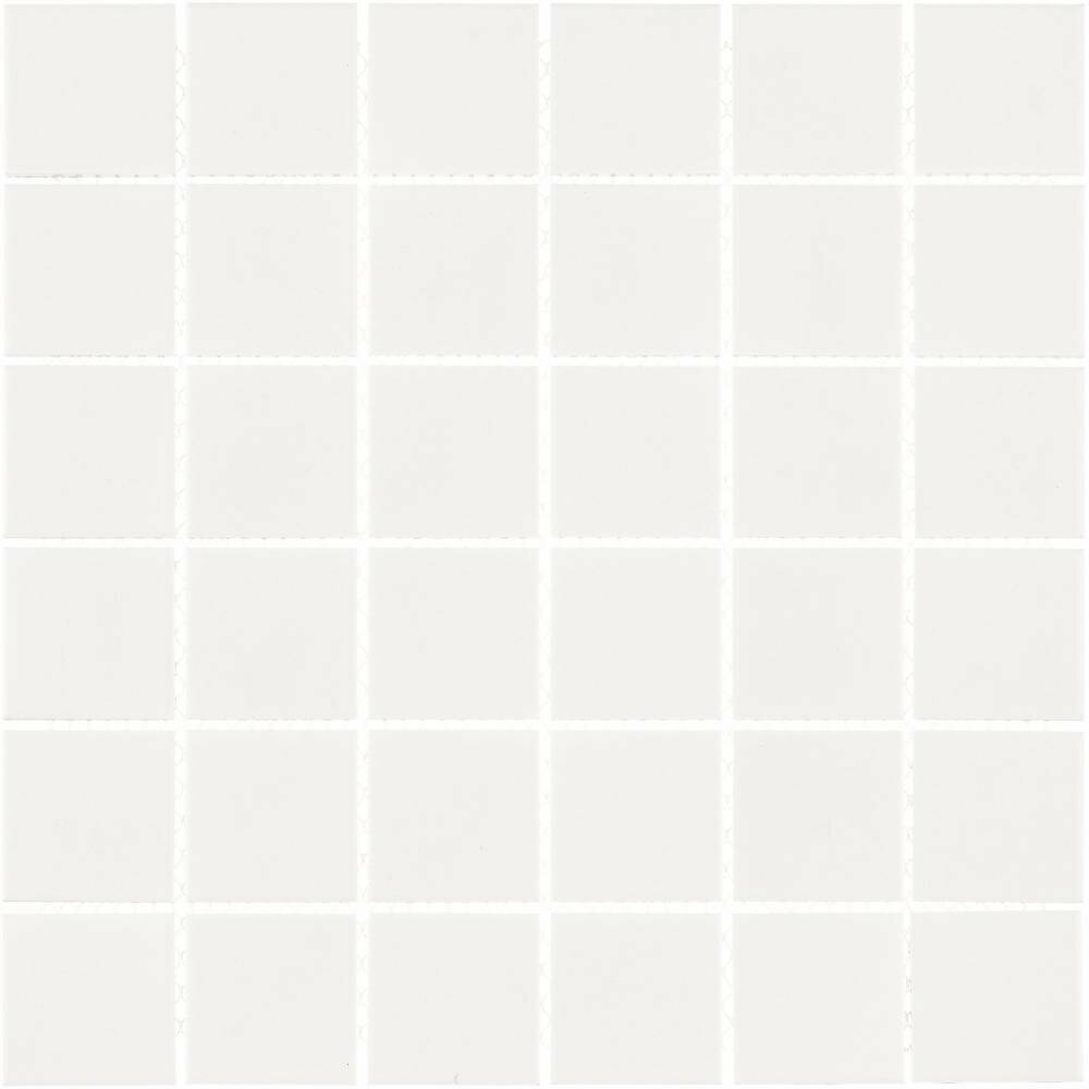 Мозаика Starmosaic белая керамическая 306х306х6 мм матовая antislip