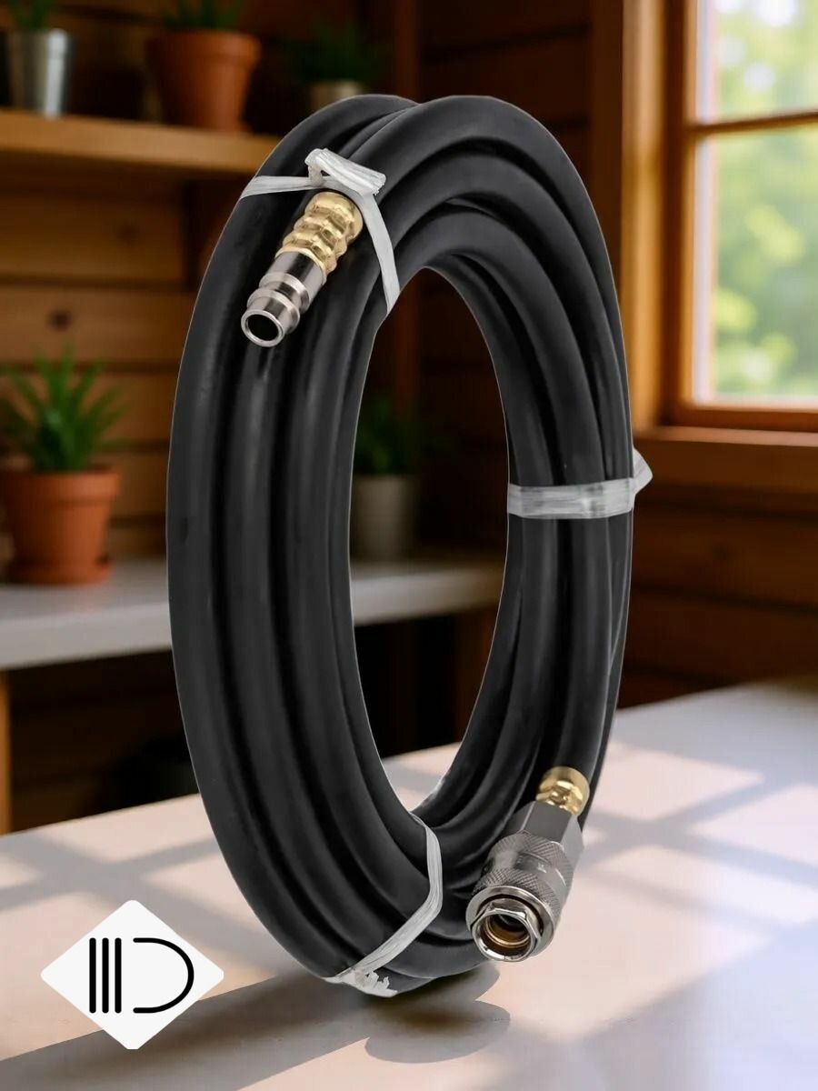 Шланг (4903) пневматический резиновый (5 м, 6х12 мм) Pegas pneumatic