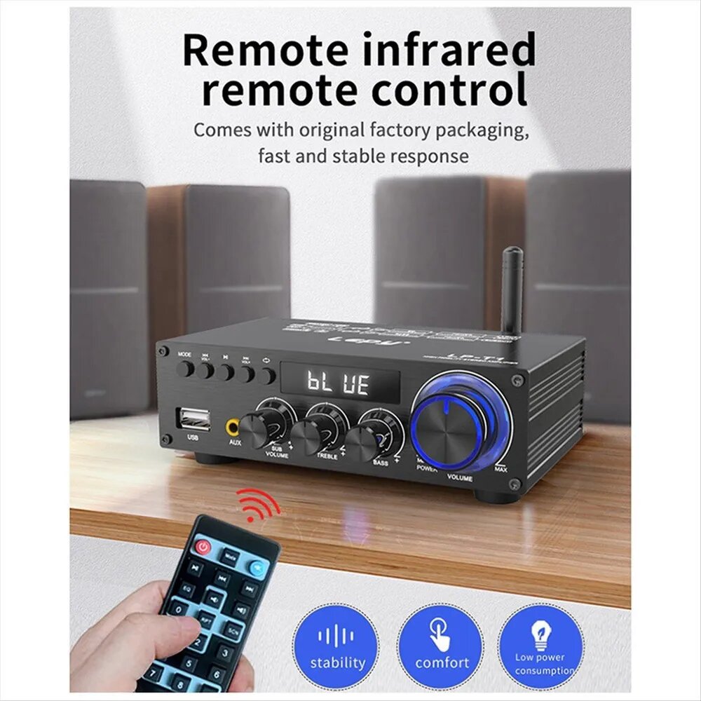 Lepy LP-T1 Цифровой HiFi Bluetooth-Усилитель EU-PLUG