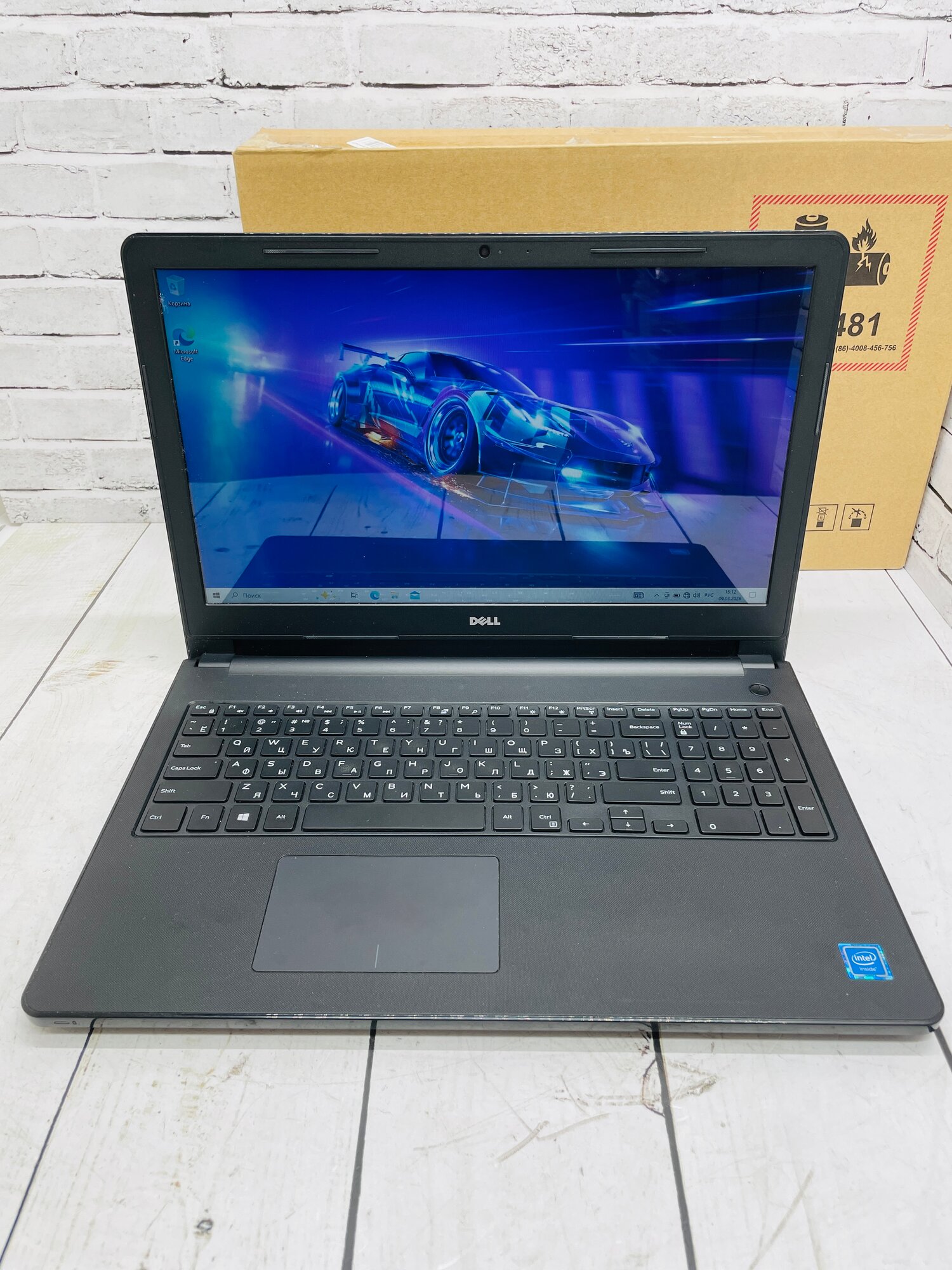 Ноутбук 15,6, Dell inspiron 15, Intel Celeron 3060, 4 Gb DDR3, 500 Gb HDD, Intel HD Graphics