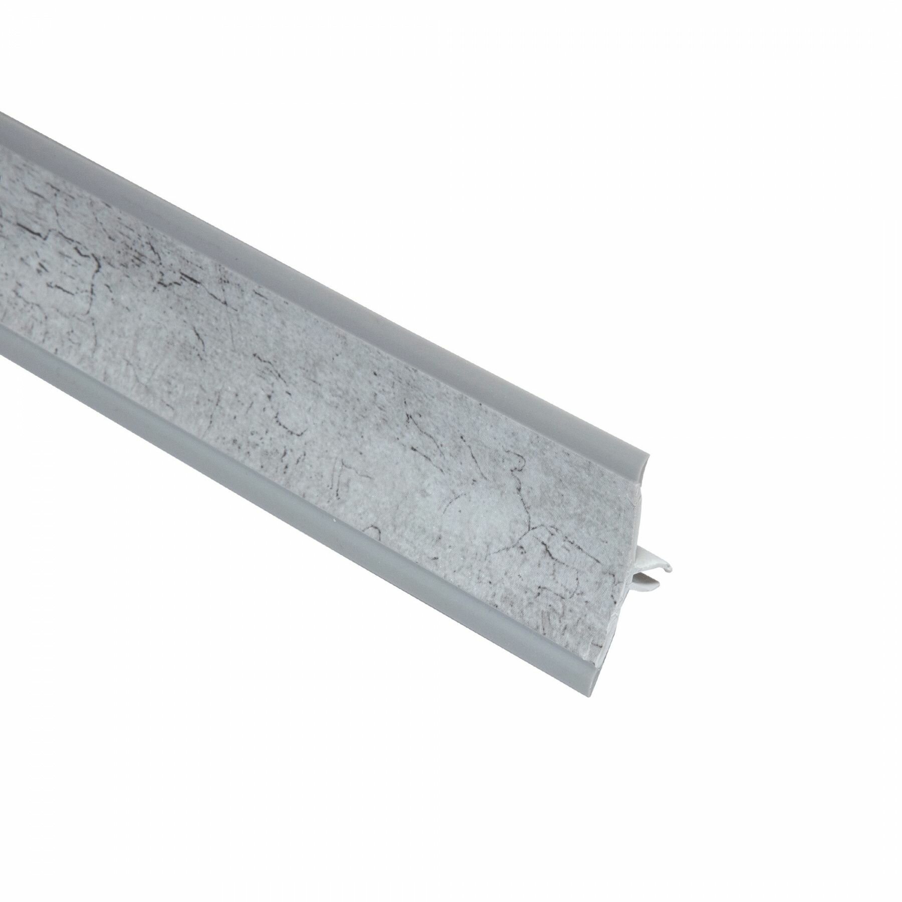 Плинтус к столешнице керамика мел, длина 1,5 метра (комплект 56)