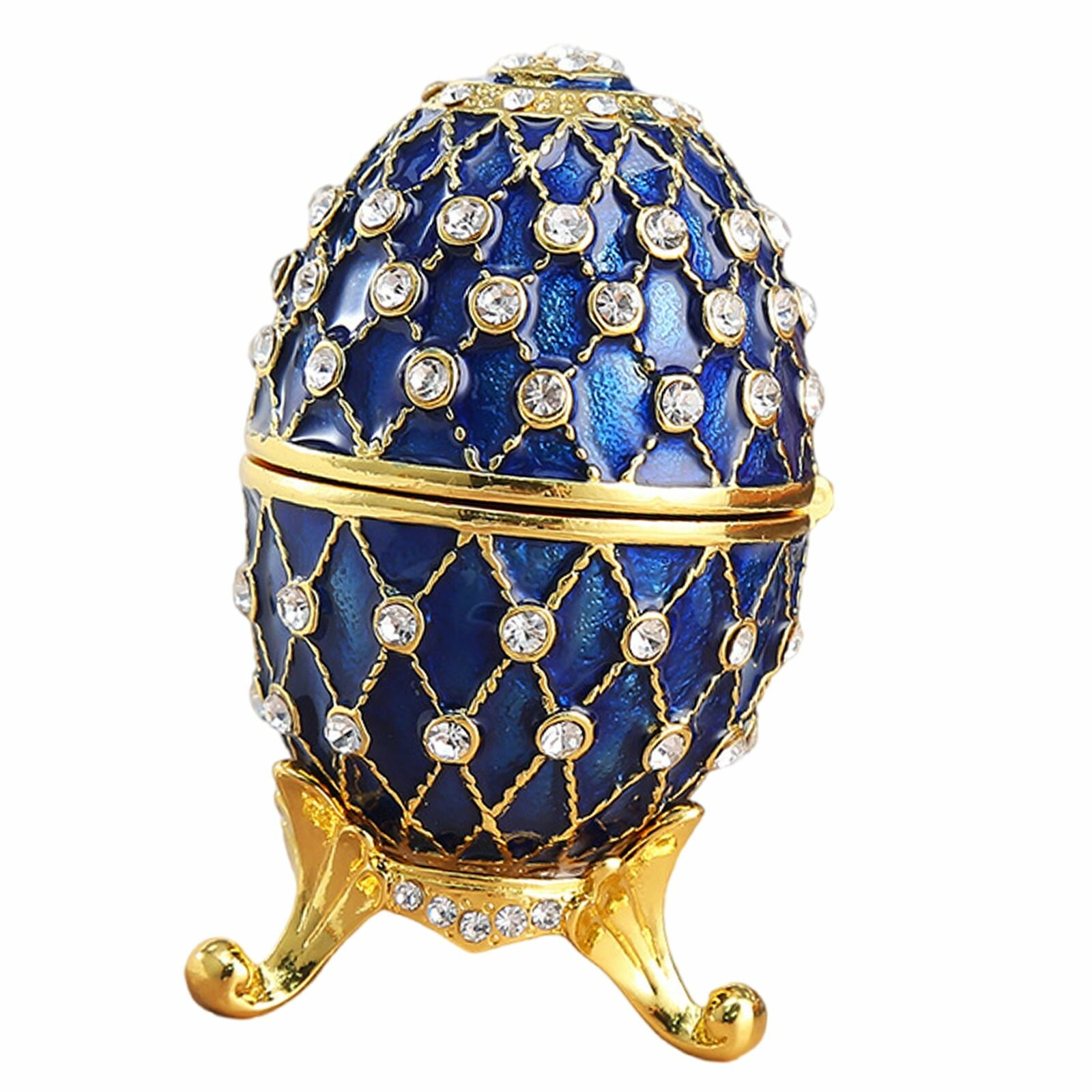 Декоративные пасхальные яйца ручной работы стильные украшения с хрустальными аксессуарами