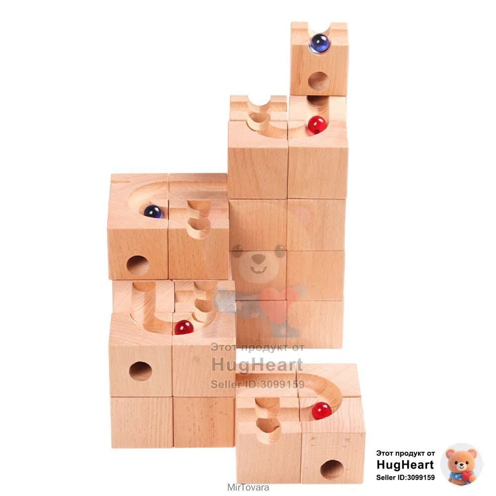 Конструктор Кубарики Шарiki 59 Кубиков, Для Детей От 3 Лет Развивающий Игрушка