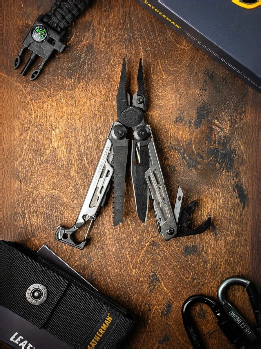 Мультитул Leatherman Signal Black & Silver, 19 инструментов 832625