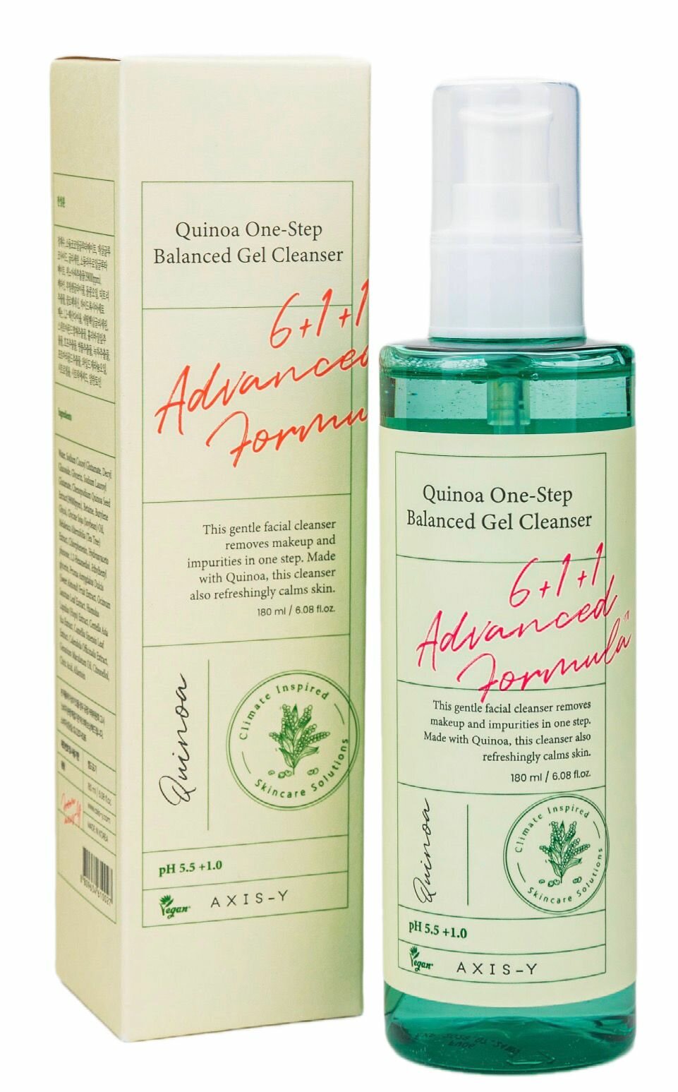 AXIS-Y Универсальный очищающий гель с киноа,180 мл