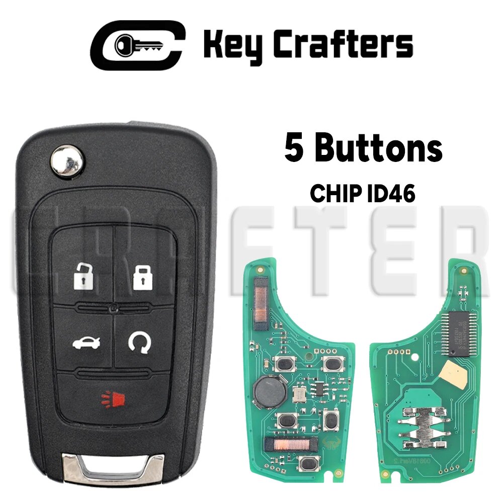 Ключ 5 кнопок 315 МГц ID46 для Chevrolet/Opel