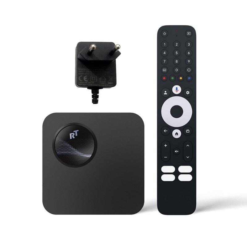Интеллектуальные ТВ-приставки с поддержкой Wifi6 Bluetooth 5.2 для быстрой синхронизации аудио и видео в Интернете, 4 ГБ + 32 ГБ памяти, Широкая совместимость