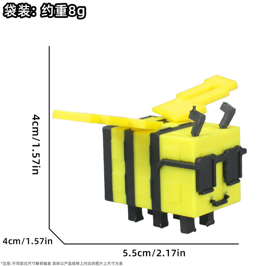 Фигурки, напечатанные на 3D-принтере, игрушки-конструкторы для игры Roblox «Выращивание растений в саду», фигурки.