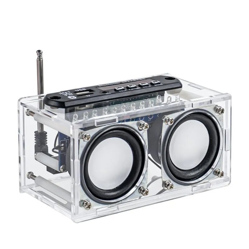 DIY Bluetooth-Колонка 87.5-108МГц FM-Радио Стерео-Набор Для Сборки Bluetooth-Колонки Набор Практики Пайки