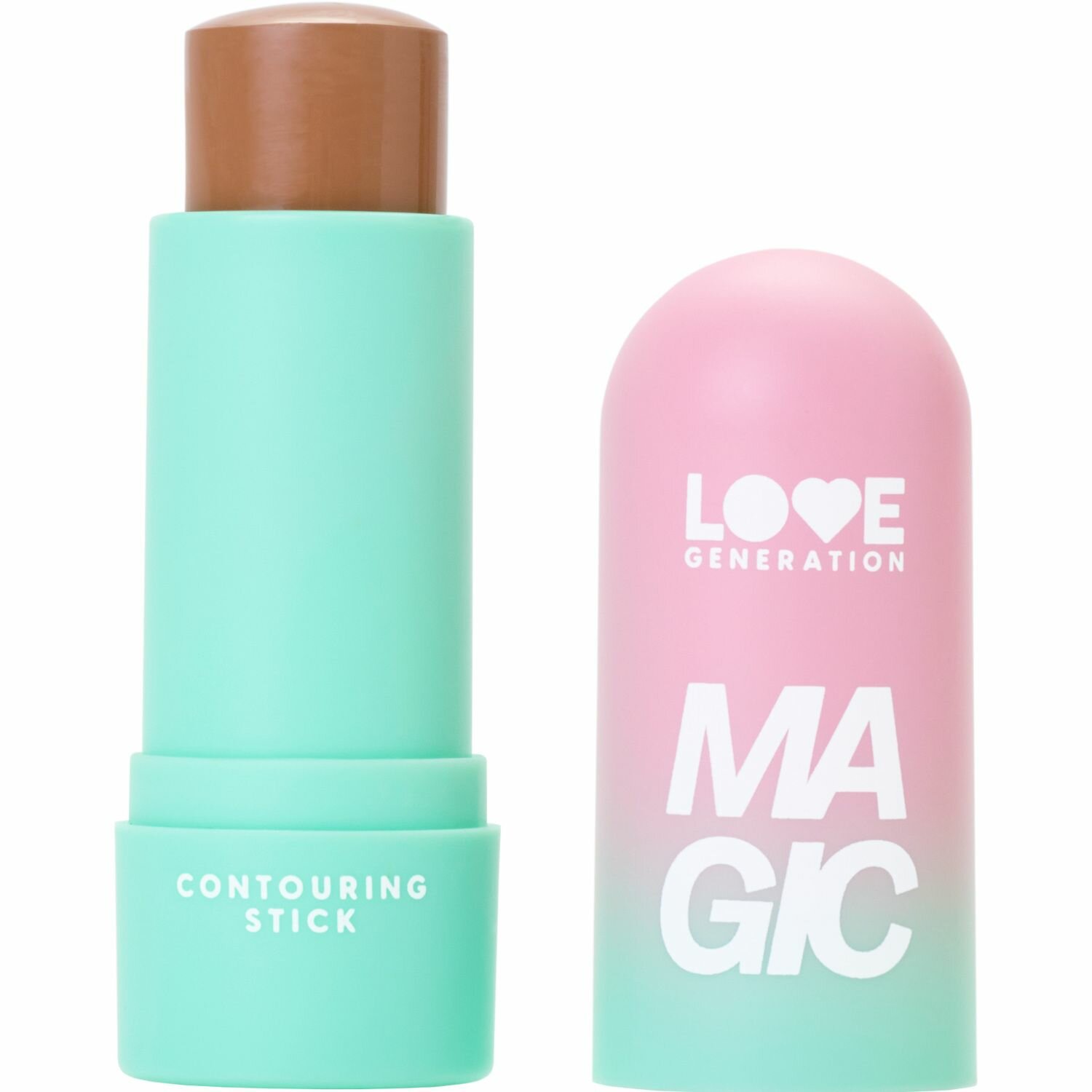 Love Generation Скульптор для лица в стике Тон 01 Теплый коричневый Magic, кремовая текстура, 5,5 г