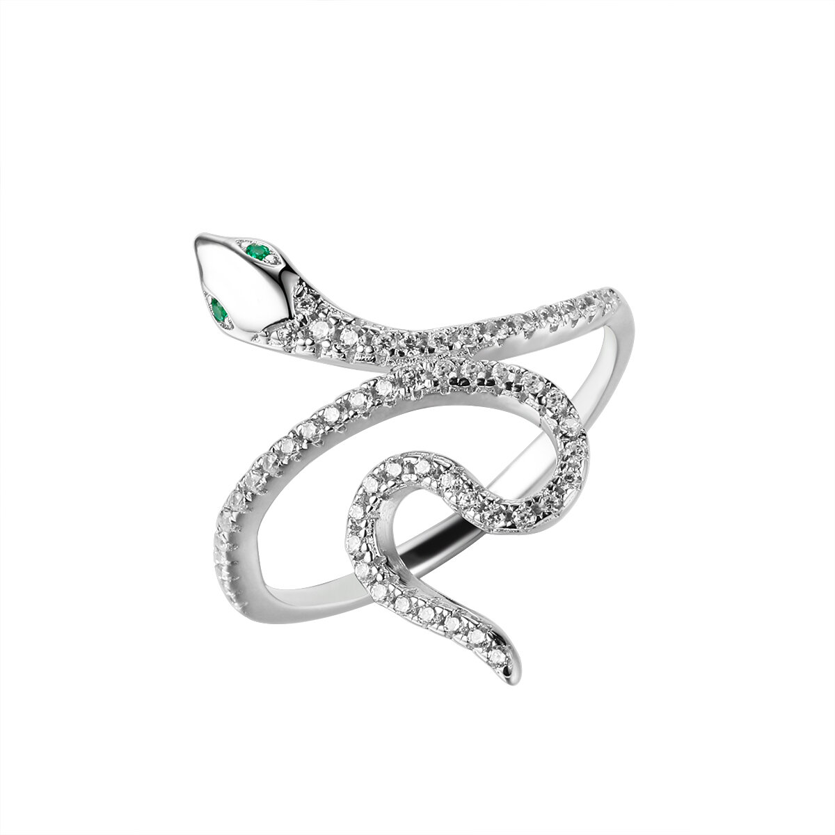 Кольцо, серебро, 925 проба, нанокристалл, фианит