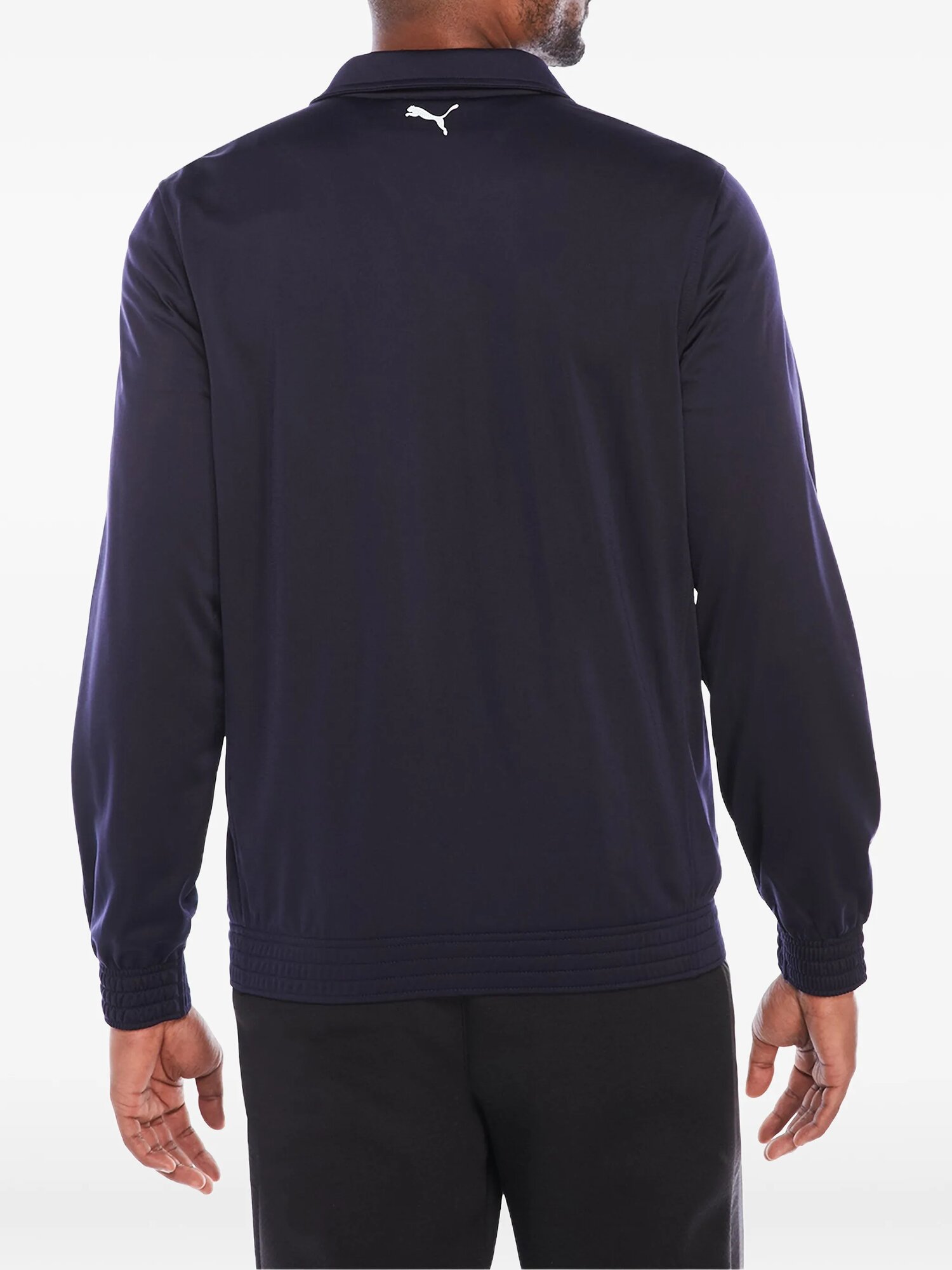Куртка PUMA Contrast longsleeve jacket, размер 2XL, blue — фото 1