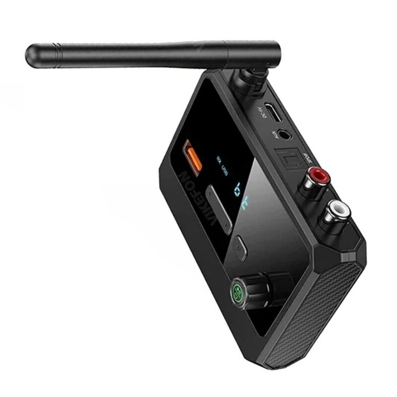 Аудиоприемник Bluetooth-совместимый Беспроводной Адаптер 5.3 для Цифрового Оптического Воспроизведения MP3 через 3,5 мм USB Type C и Зарядки