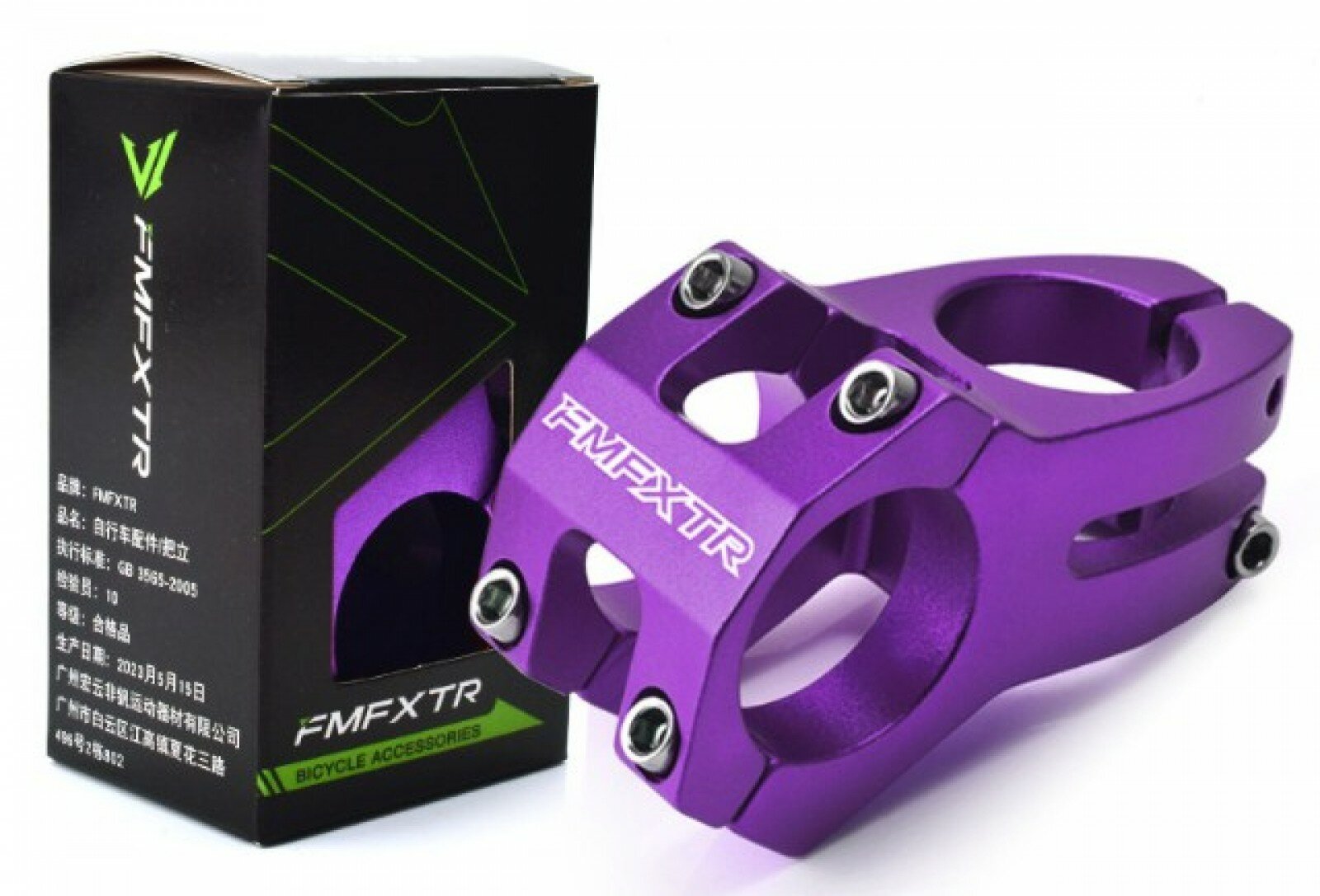 Вынос руля MyPads для горного и спортивного велосипеда, фиолетовый, алюминиевый сплав