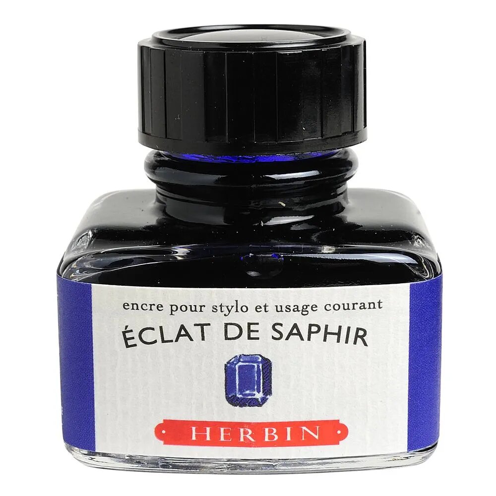 Herbin Éclat de Saphir Чернила для перьевых ручек, 30 мл, синие