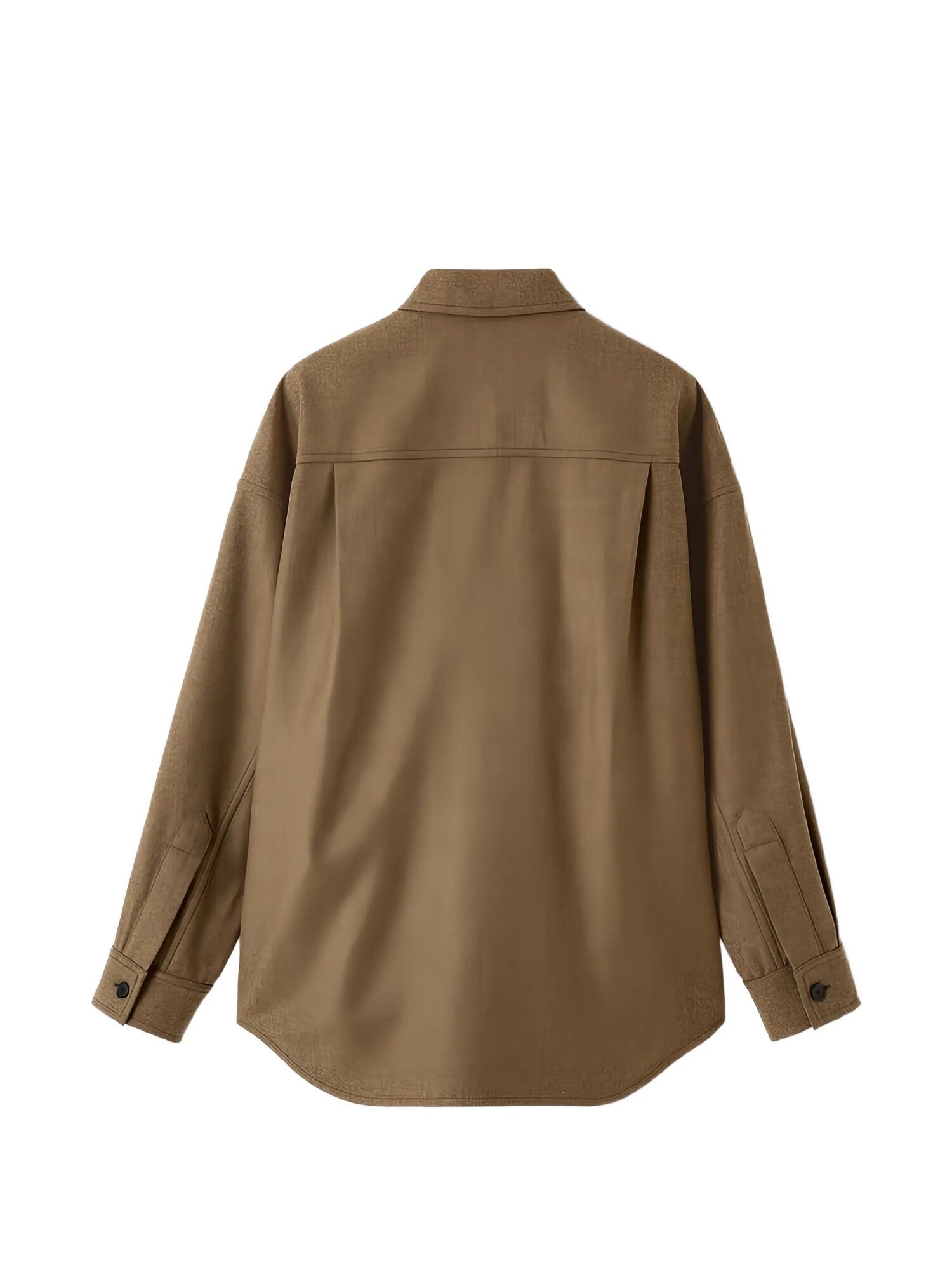 Куртка Loro Piana Darby chest-pockets button shirt jacket, размер 40, коричневый — фото 1
