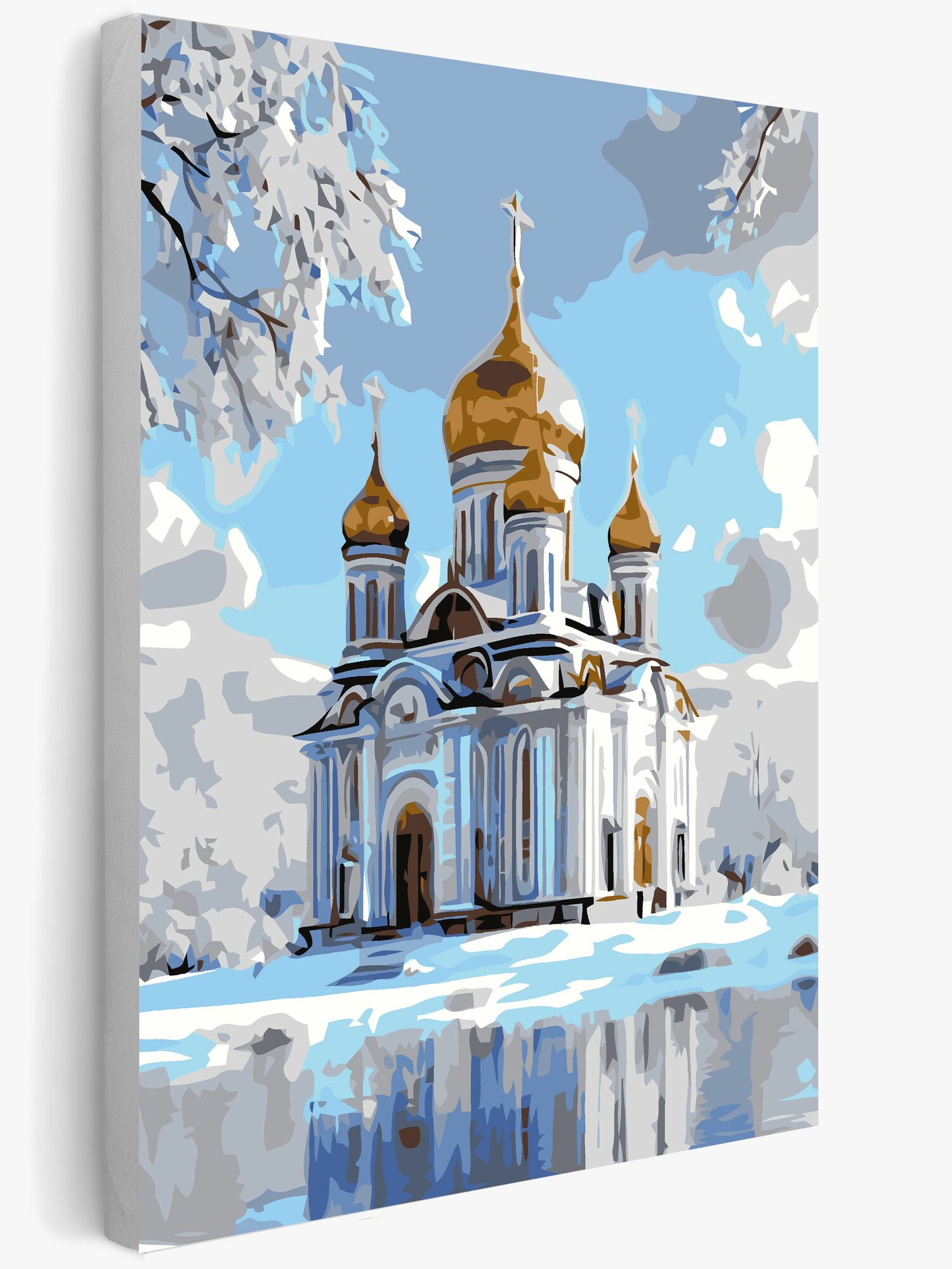 Картина по номерам церковь