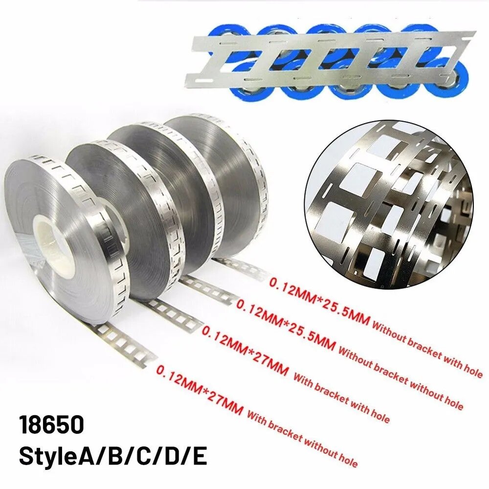 4 типа Никелевой ленты Belt18650 Аккумуляторная Точечная сварка 1 м x 27 мм x 0,12 мм