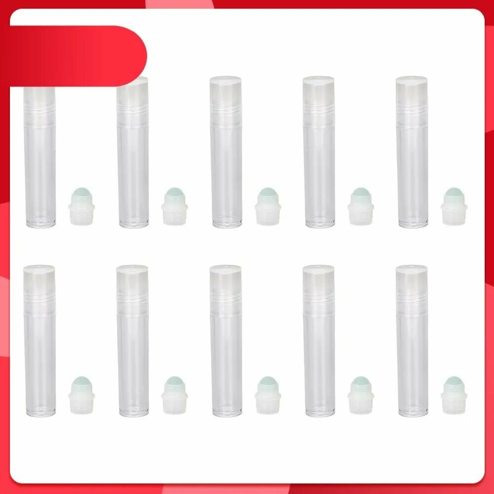 Бестселлер: 10 единиц пластиковых роллеров для парфюма, 10 мл